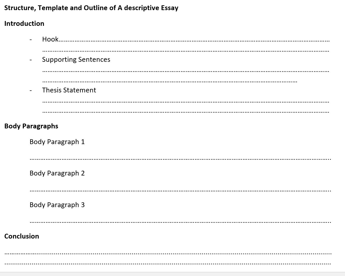 How to write a good Descriptive Essay: Guide and Examples – Essay Writing